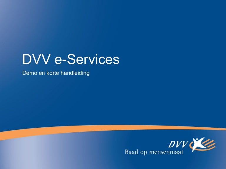Dvv e services-nl20141211