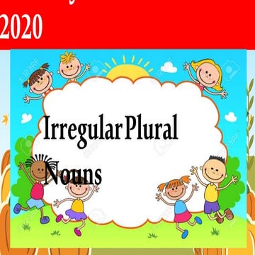 Irregular Plural Nouns | PPT