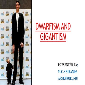 DWARFISM AND GIGANTISM .pptx