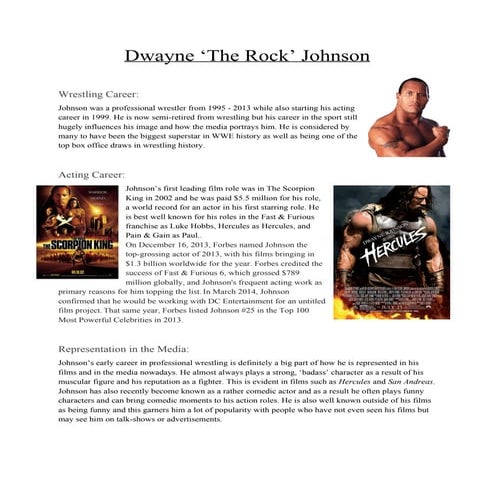 Dwayne johnson | PDF