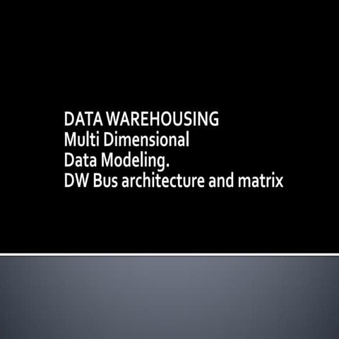 Dw design 4_bus_architecture | PDF