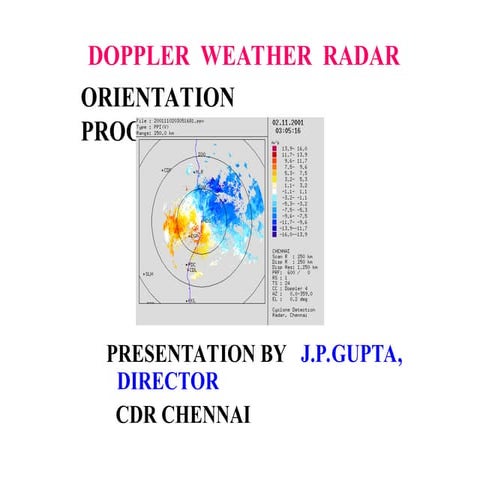 Doppler weather radar orientation details | PPT