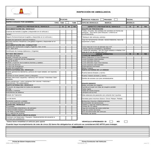 242513397 check-list-camioneta-pdf | PDF