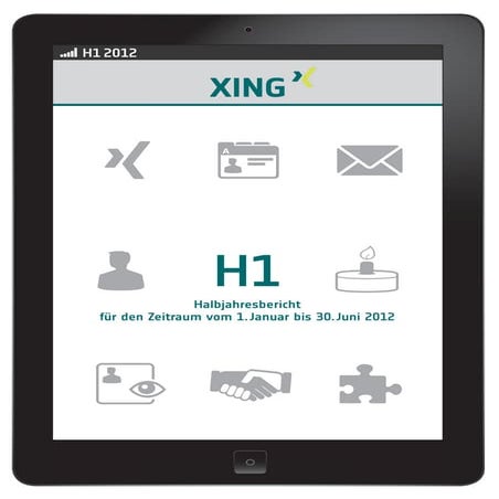 XING AG Halbjahresbericht 2012 | PDF