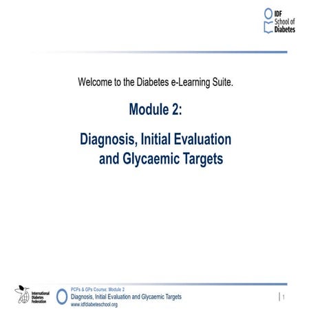 Diagnosis and initial evaluation of diabetes | PPT