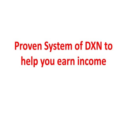 Dxn special kit | PPT