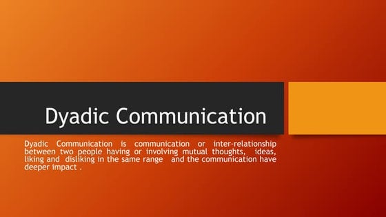 On communication | PPT