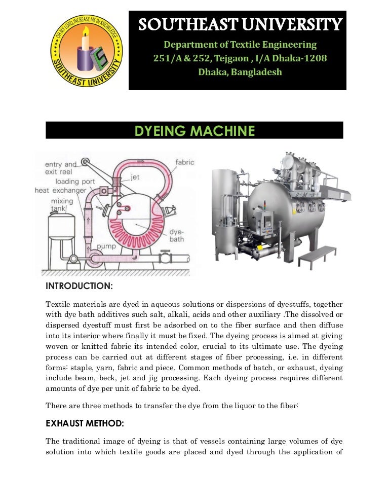 Dyeing machine