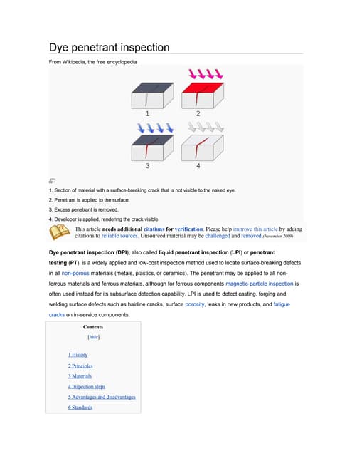 Penetrant inspec. | PPT