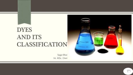 Classification of dyes | PPT