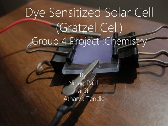 Basic principle of dye sensitized solar cell | DOCX