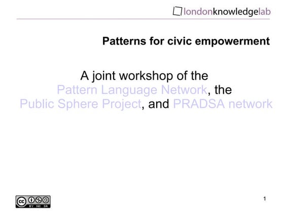 e-learning patterns focus group: pattern mining | PPT