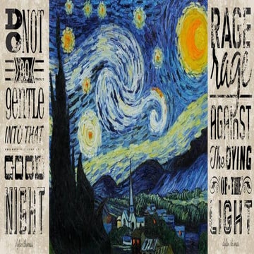 dylan-thomas-Do not go gentle into that Good Night | PPTX