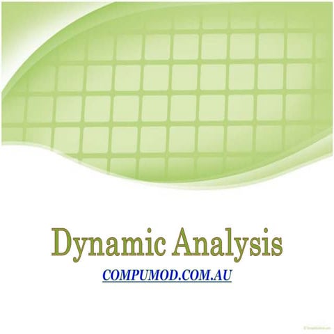 Dynamic analysis | PPTX