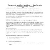 Dynamic authorization – the key to solving zero trust.pdf