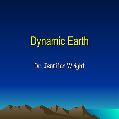 Dynamic Earth | PPT