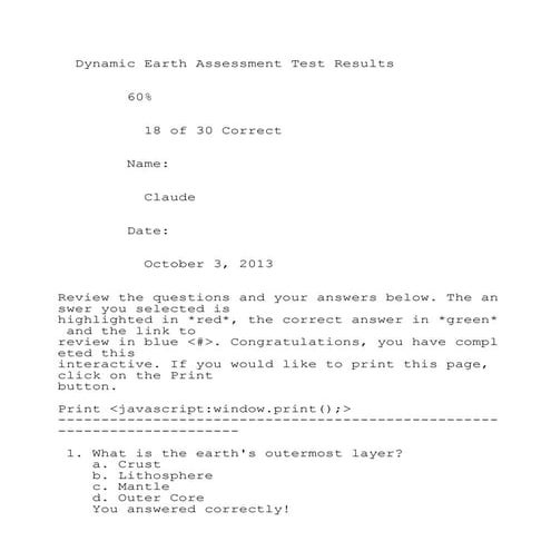 Science 10 Quarter 1 Lesson 2 summative test | PPTX