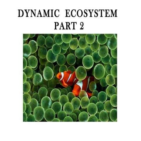 Biology Form 4 Chapter 8 :Dynamic Ecosystem Part 2 | PPT