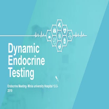 Dynamic endocrine tests | PPTX