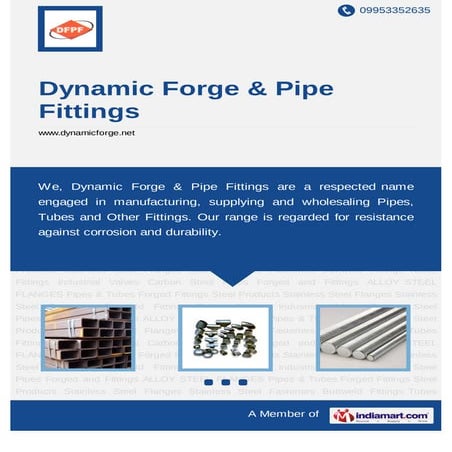 Dynamic Forge & Pipe Fittings, Maharashtra, Fittings & Flanges | PDF