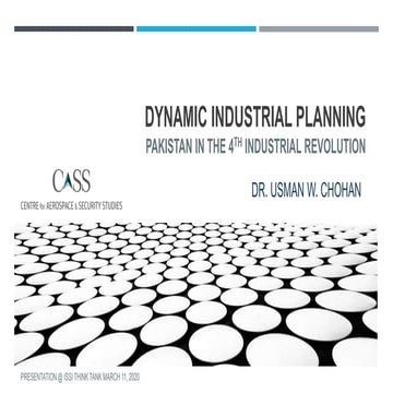 Dynamic Industrial Planning: Pakistan in the 4th Industrial Revolution ...