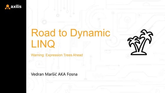 Exploring C# DSLs: LINQ, Fluent Interfaces and Expression Trees | PPT
