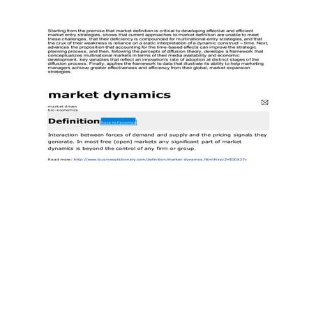 Dynamic marketing | DOCX