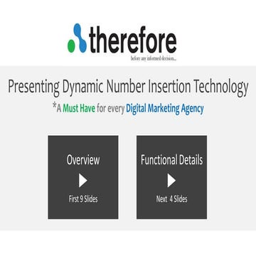 Dynamic Number Insertion: Digital Media Optimization | PDF