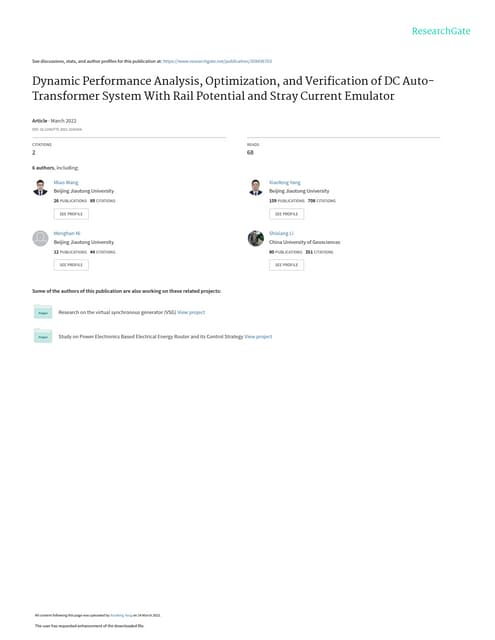 Dynamicperformanceanalysisoptimizationandverificationofdcauto