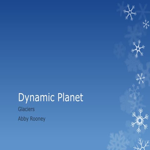 Dynamic planet | PPTX