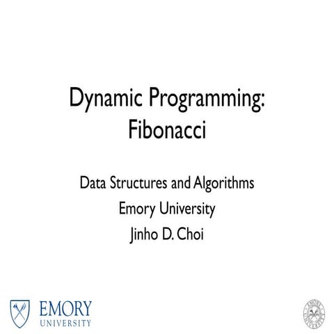 CS323: Dynamic Programming | PDF