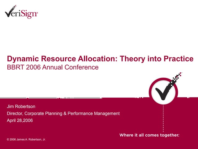 Dynamic Resource Allocation Ppt