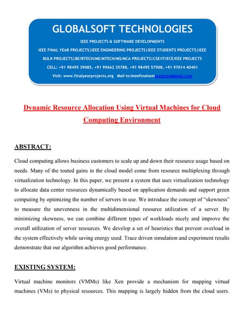 Cloud Computing For Mobile Users Can Offloading Computation Save Ener