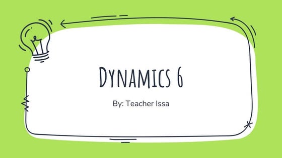 Dynamics, timbre, form | PPT