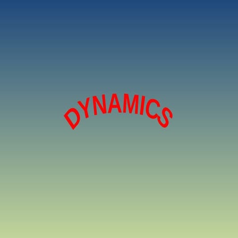 Dynamics, Physics IGCSE slides for teaching | PPTX