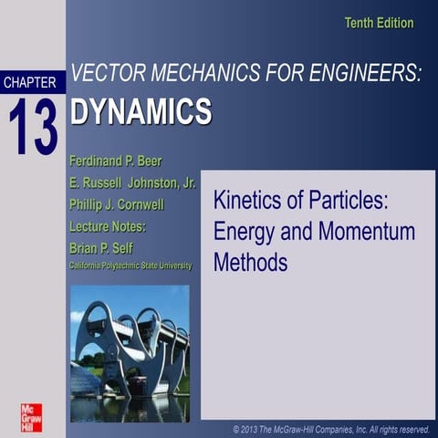 dynamics13lecture kinetics of particle.ppt