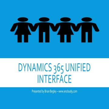 Dynamics 365 Unified Interface Presentation By Encloud9 Ppt 