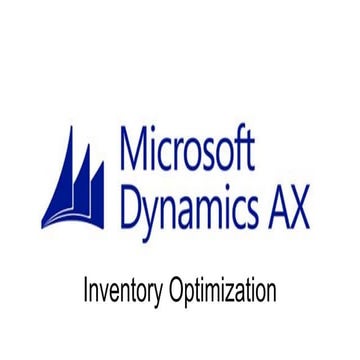 Dynamics ax inventory optimization | PDF | Logistics | Business