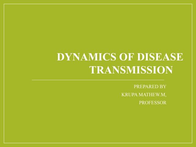 Modes of transmission | PDF