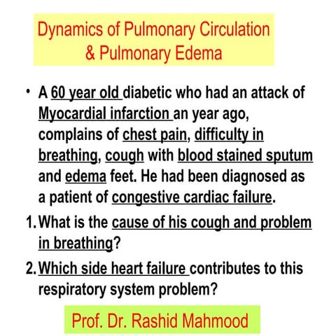 Pulmonary circulation | PPT