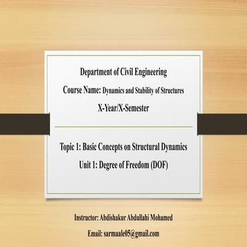 Dynamics of structures-Structure and EM.pptx