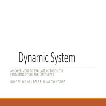 System Dynamics | PPT