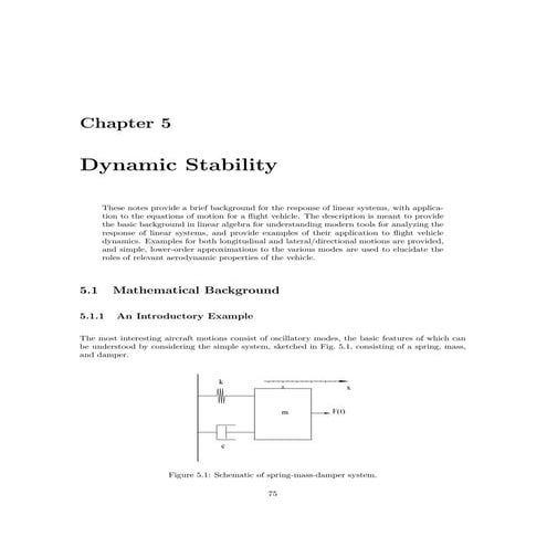 Dynamic stability | PDF
