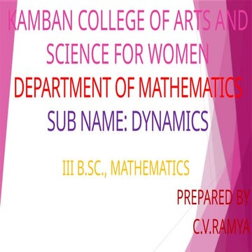 Dynamics ( unit 3).pptx and the program inclined the subtopic a total ...