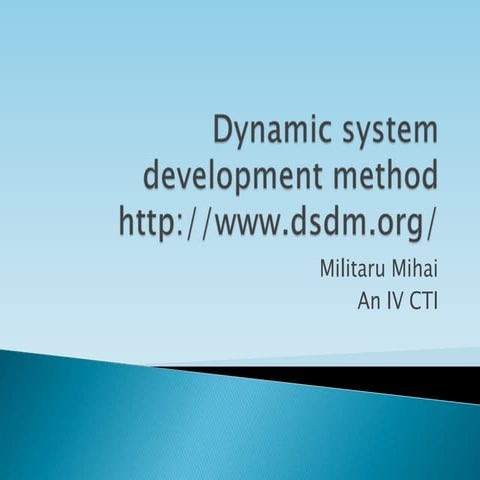 Dynamic system development method | PPTX