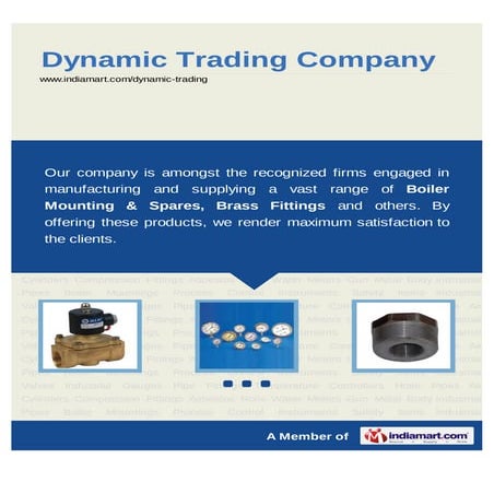 Dynamic Trading Company, New Delhi, Water Meters | PDF