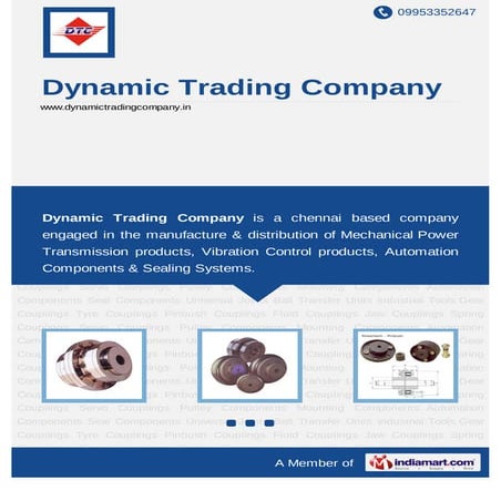 Dynamic Trading Company, Chennai, Gear Couplings | PDF