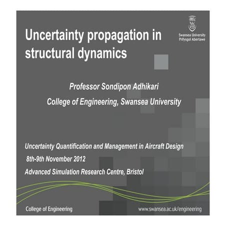 Uncertainty propagation in structural dynamics | PDF | Physics | Science