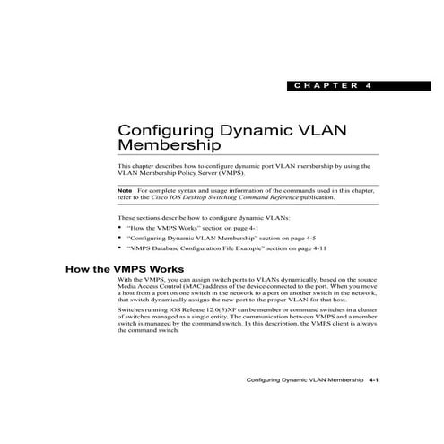 Dynamic vlan | PDF