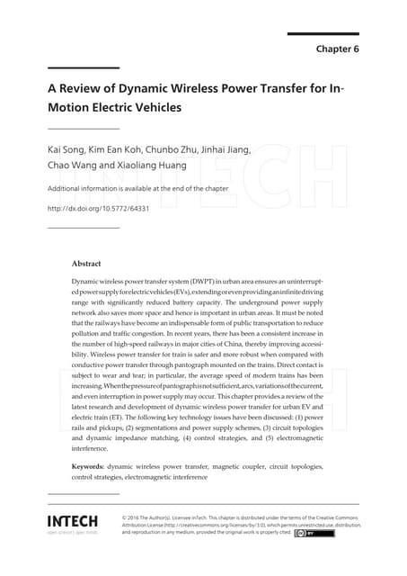 Wireless Power Transfer in Electric Vehicles.pptx